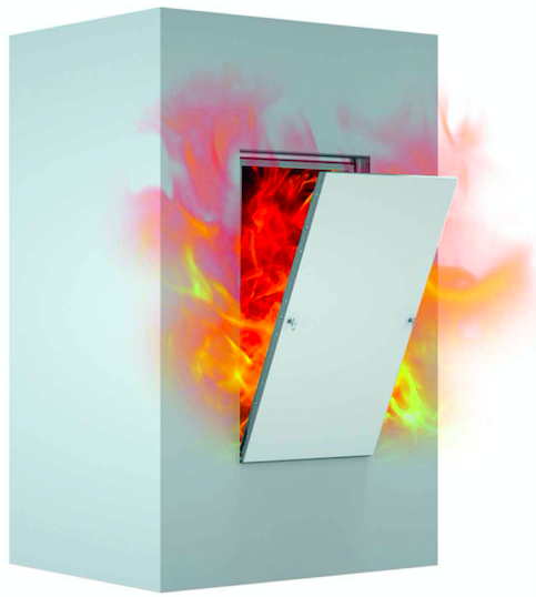 Fire Resistant Inspection Flap - Board & Wall Co. Drywall Turkey