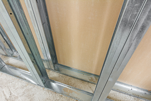 Partition Wall Installation On Metal Frame - Board & Wall Co.